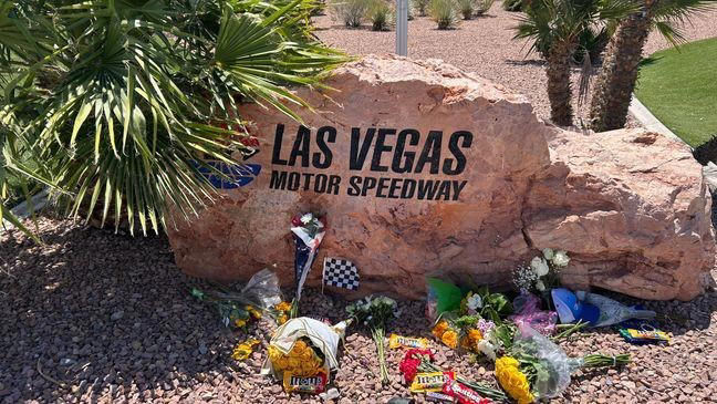 NASCAR driver Kyle Busch dies; fans gather at Las Vegas Motor Speedway ...