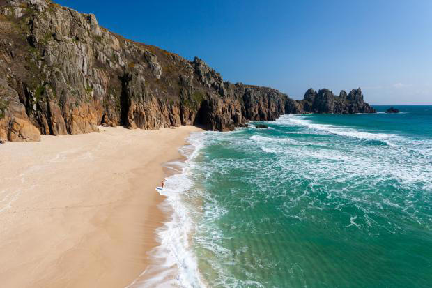 The quiet Cornwall beach that is so beautiful it’s been crowned the ...