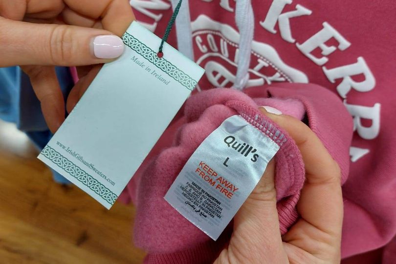 Irish tourist shop caught passing off imported clothes as 'Made in Ireland'