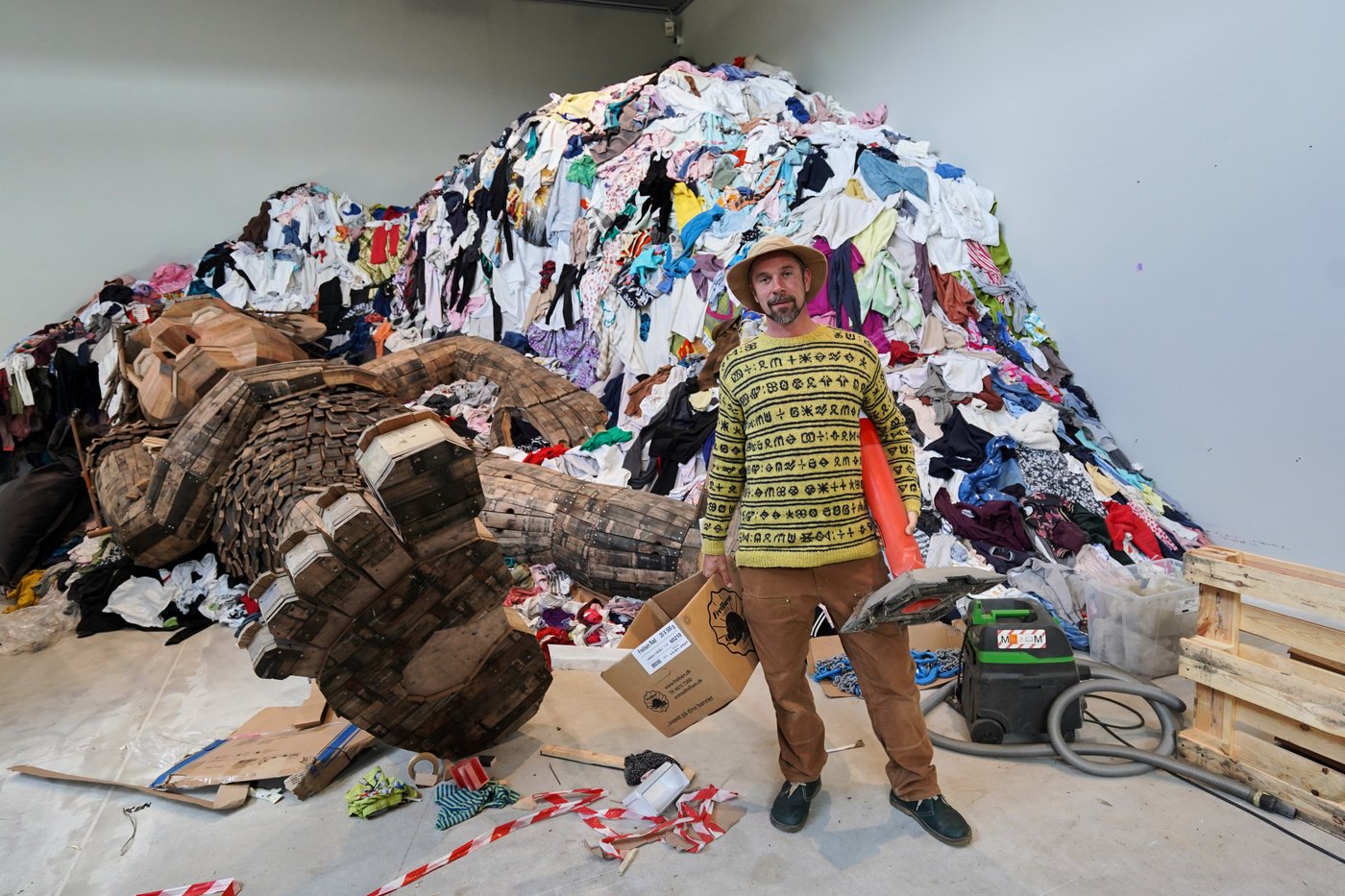 The trolls come indoors as a Danish recycling artist stages his first ...