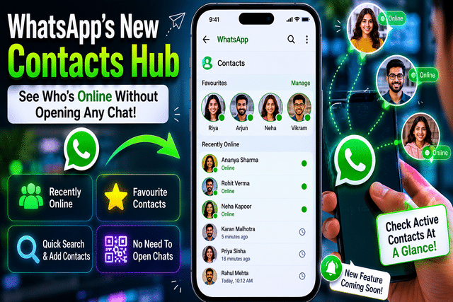 WhatsApp's new contacts hub may let users check who's online without ...