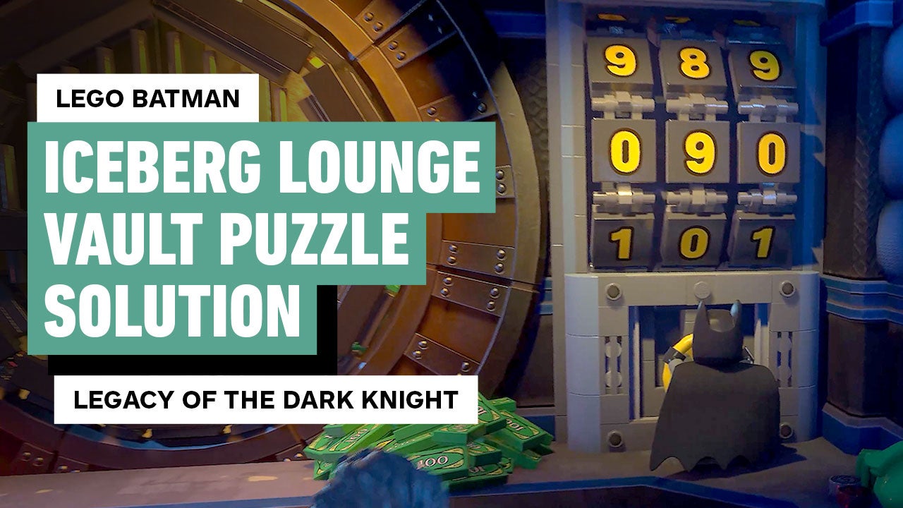 Lego Batman legacy of the dark knight: Iceberg Lounge vault puzzle solution
