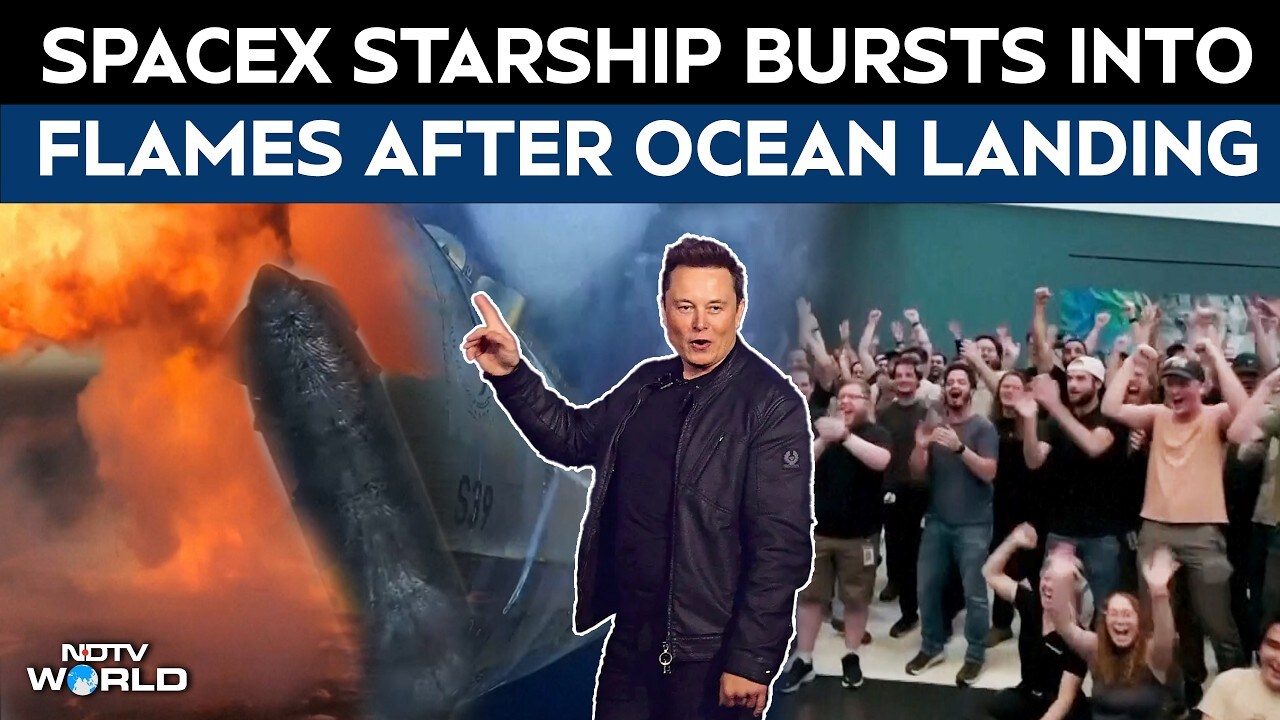 SpaceX news | SpaceX rocket ignites into flames after landing in the ...