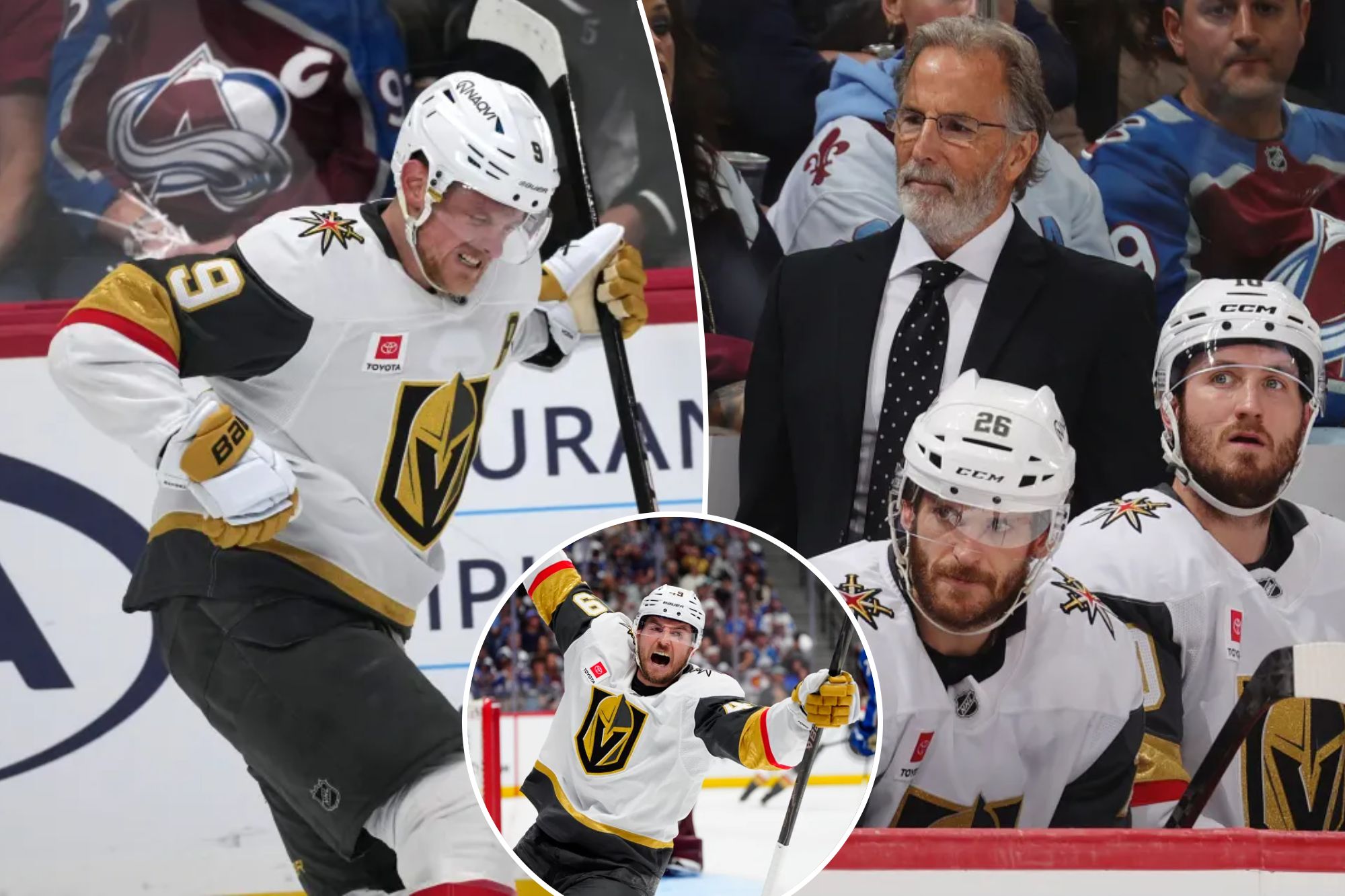Golden Knights stun favored Avalanche again to grab 2-0 series lead in ...