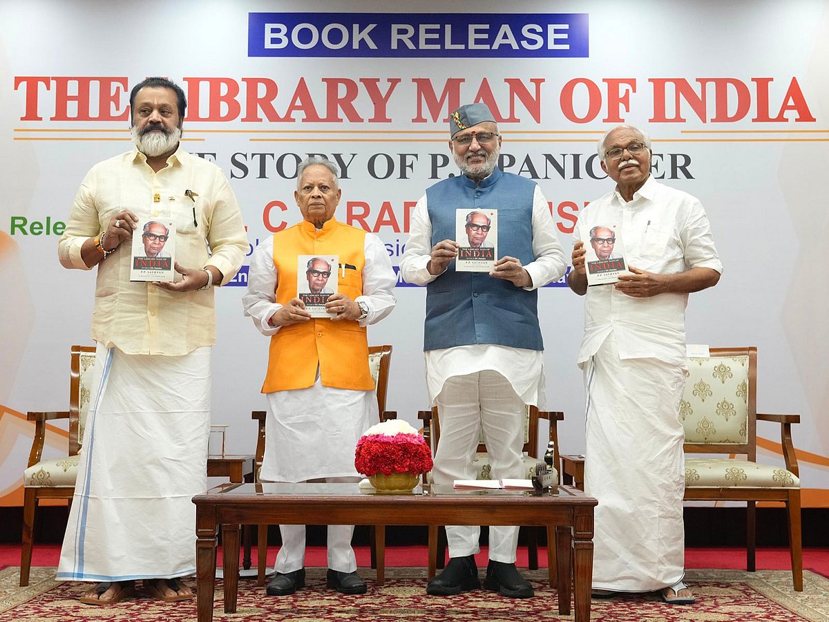 Vice President CP Radhakrishnan releases book on PN Panicker, calls for ...