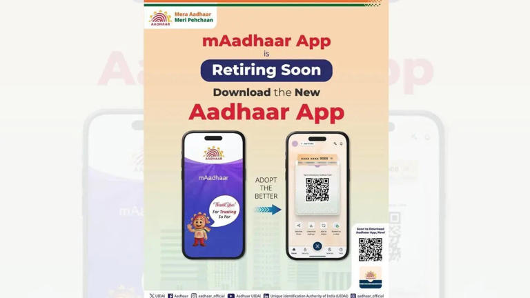 MAadhaar is retiring soon: The new Aadhaar app brings QR sharing and ...