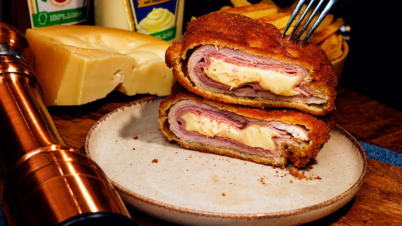 Einfache Schritte, um ein saftiges Pork Cheese Bomb Cordon Bleu ...