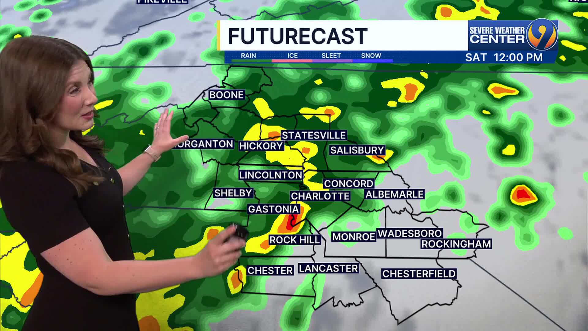 Forecast: Expect rounds of rain and storms today
