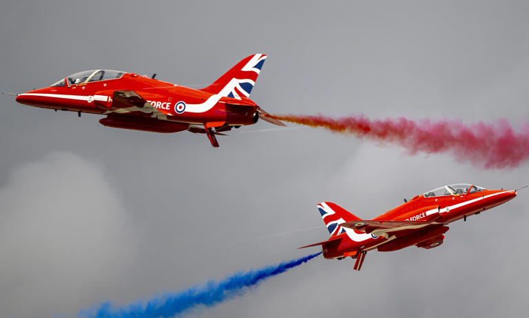 Red Arrows will cut numbers of planes in most displays because they ...
