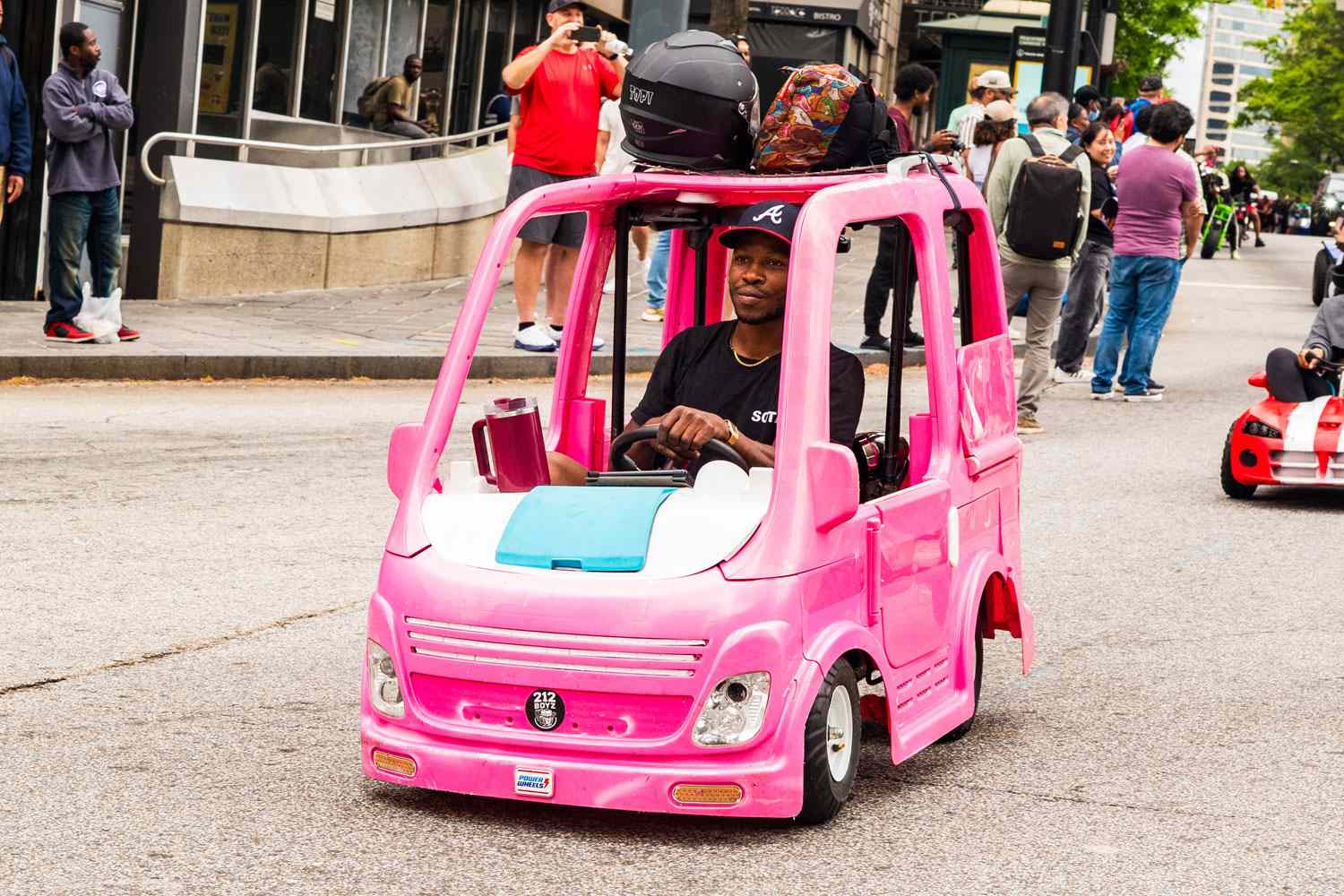 One man’s solution to rising fuel prices is retrofitting a pink Barbie ...
