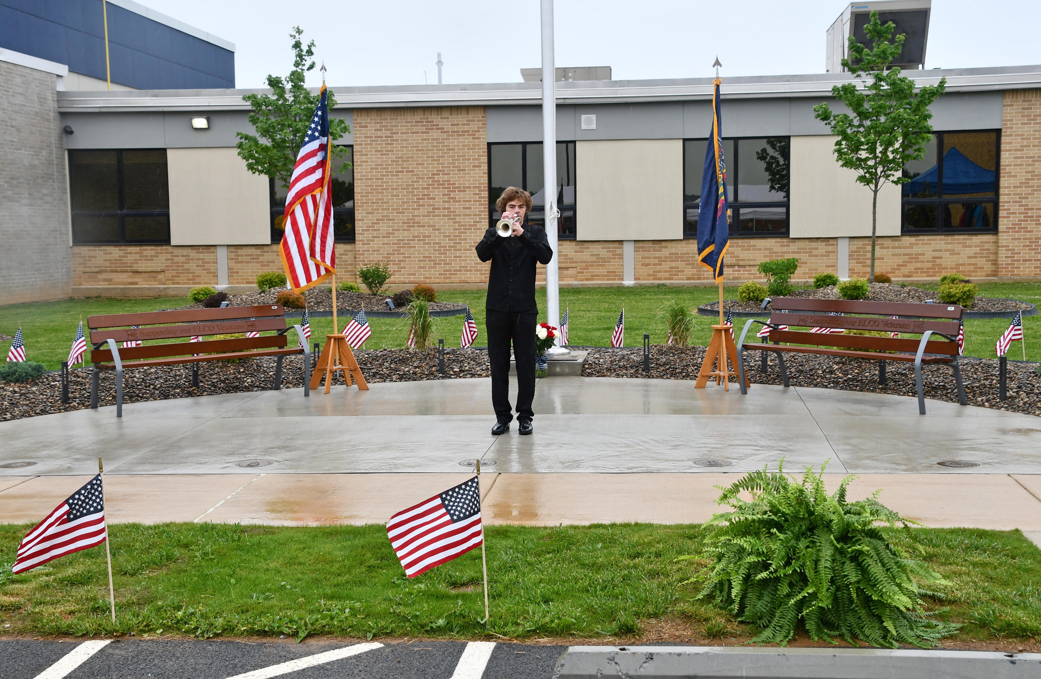 ELCO dedicates veterans memorial to honor alumni who served in Vietnam