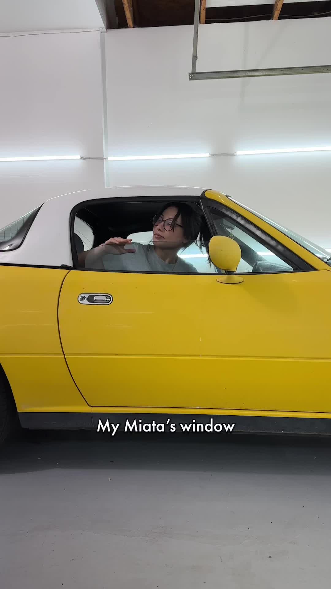 Getting the Miata's window working again without a mechanic