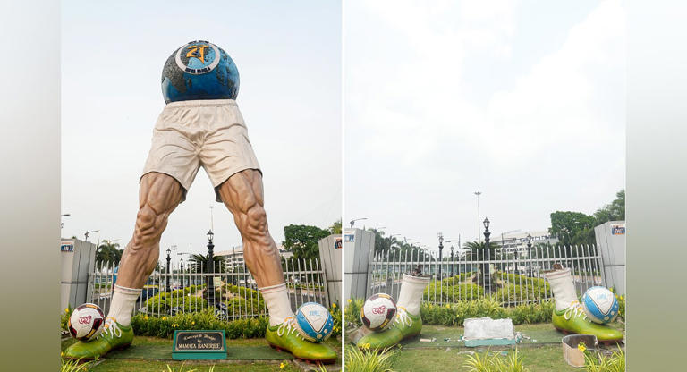 Bengal govt tears down controversial Mamata-designed sculpture outside ...