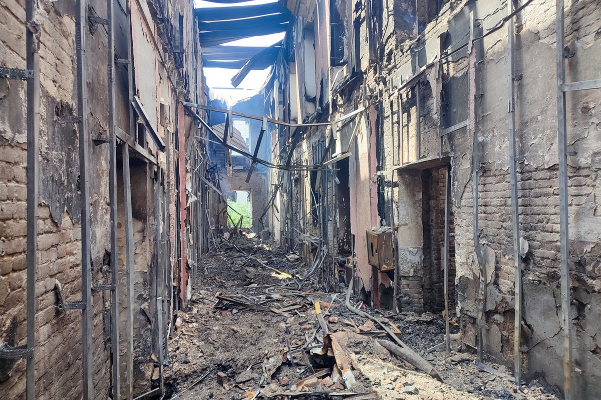 Ukrainian drone attack sparks huge fire at key Russian oil terminal