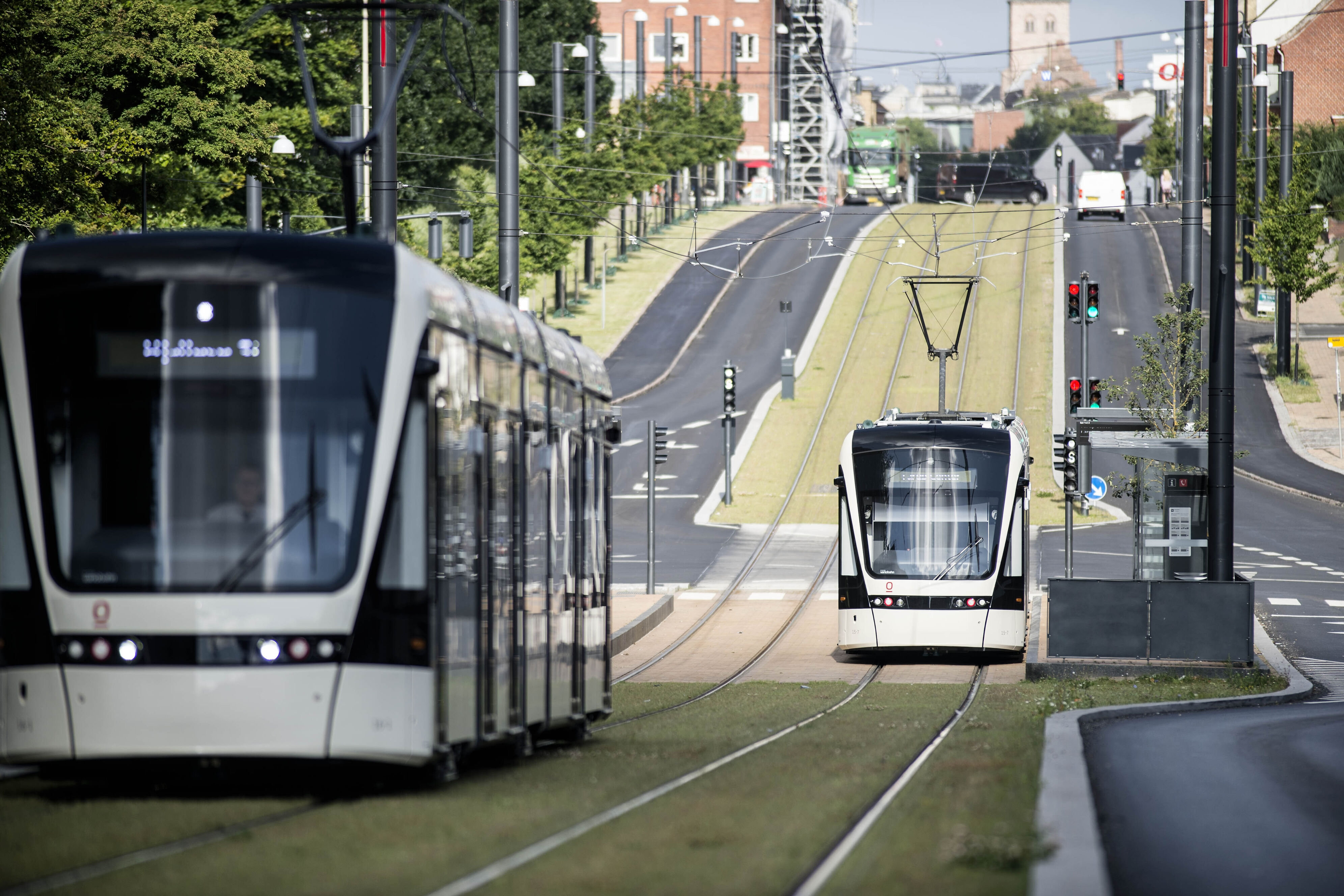 Letbanen i Odense kører med reduceret drift - også efter pinse
