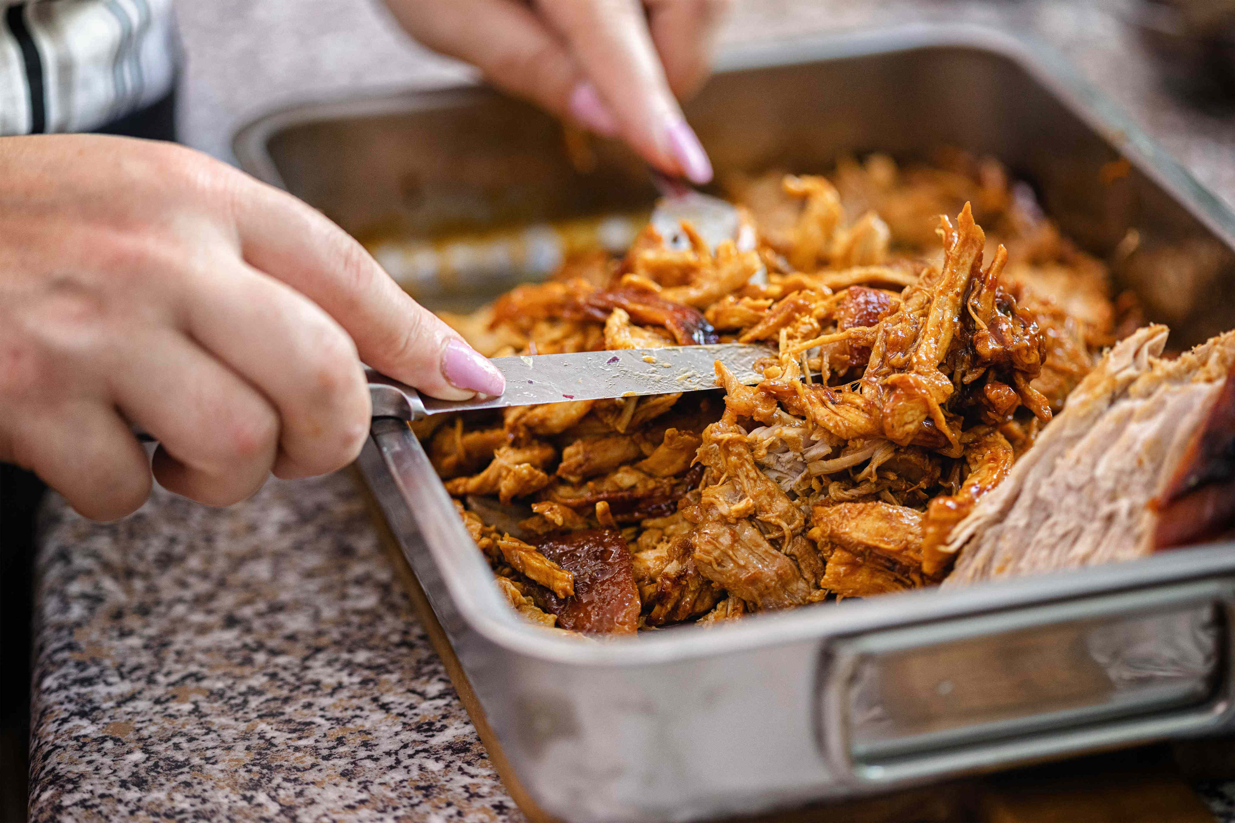 This genius kitchen gadget makes shredding chicken and pork almost ...