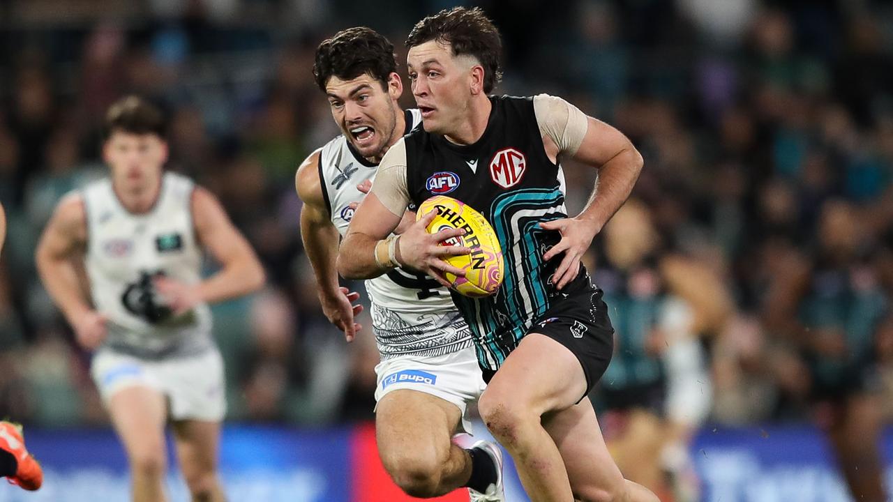 Captain Cripps stars as Carlton thump Port Adelaide