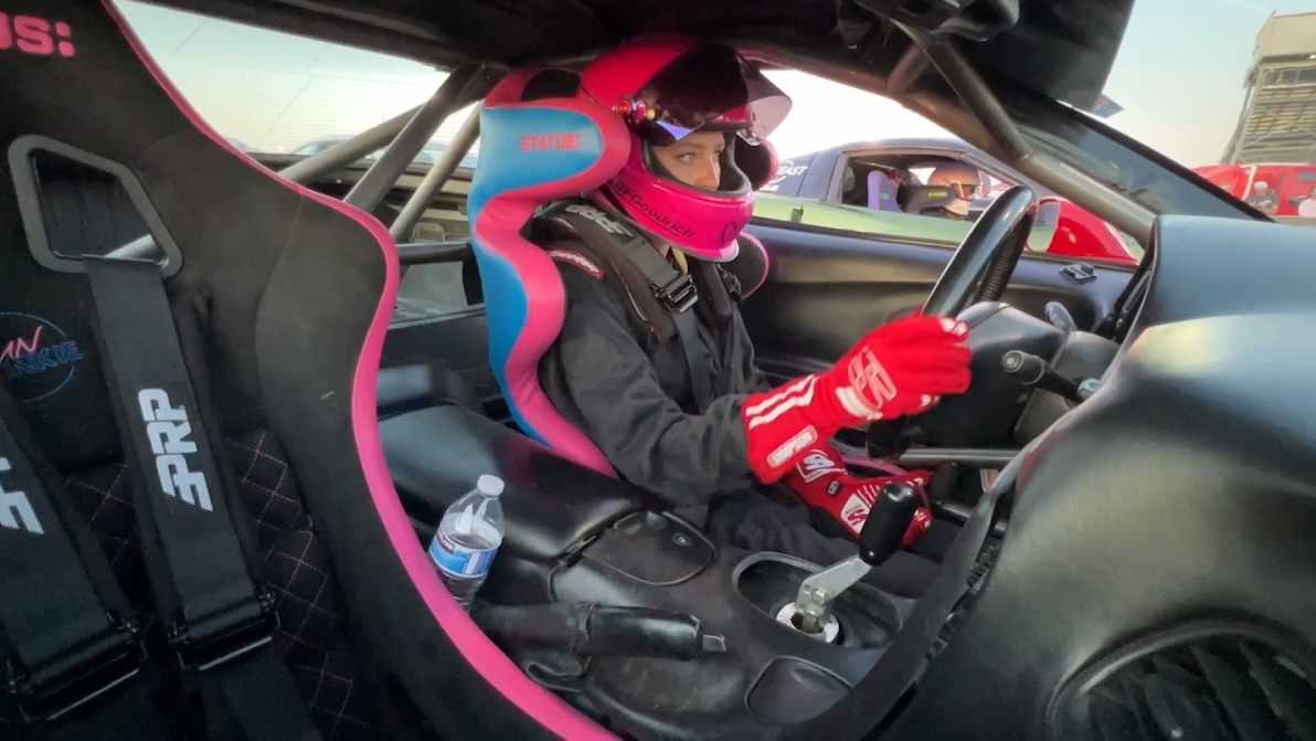 Drifting for the first time at Holley LS Fest West