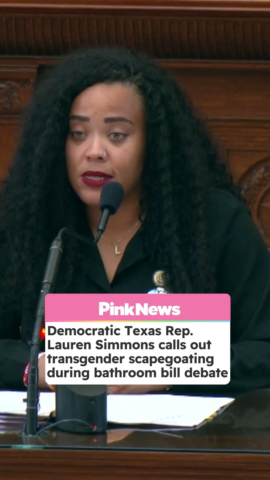 Texas Rep. Lauren Ashley Simmons warns new bathroom law endangers trans ...