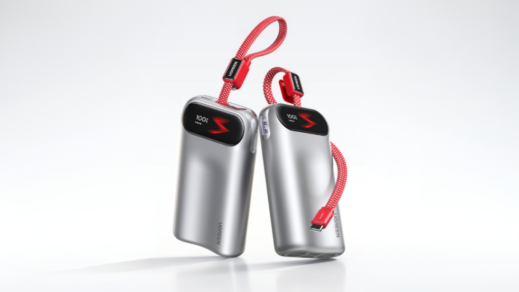 Ugreen launches new 45W 10,000mAh power bank with built-in cable ...