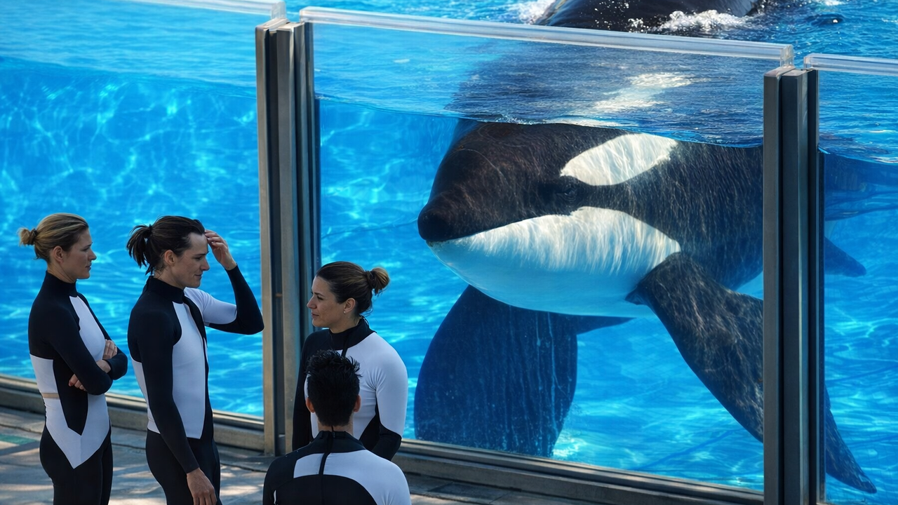 The orca grabbed her ponytail – minutes later, the crowd watched her die