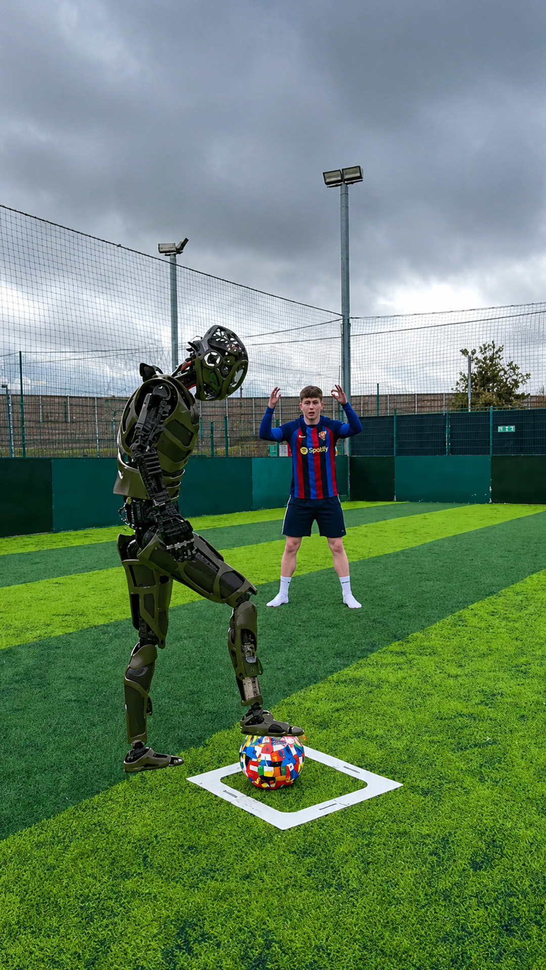 Can A Human Win Against Robot in Lego Ball Challenge?