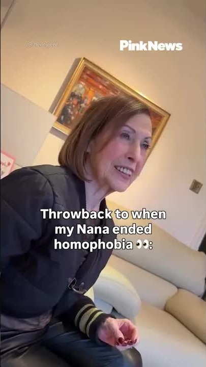 An 87-year-old nana is going viral for 'ending homophobia'