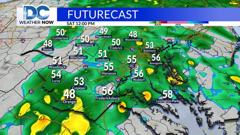 Cool and wet start to Memorial Day weekend