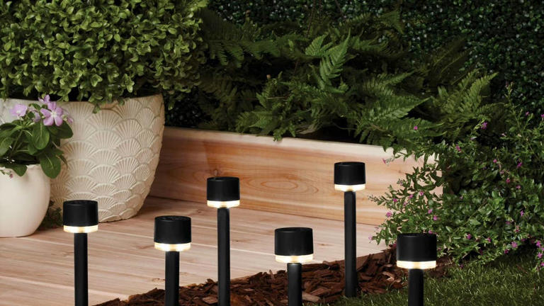 Walmart's 'beautiful' outdoor solar path lights are just $8 for a 6-pack