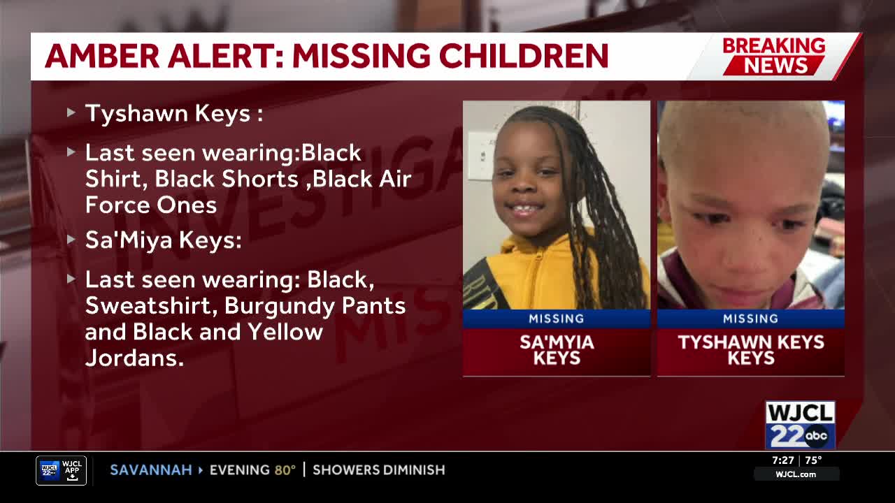 AMBER Alert issued for two missing Georgia children