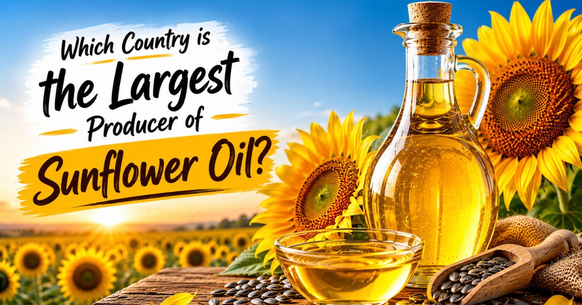 Which country is the largest producer of sunflower oil in the world?