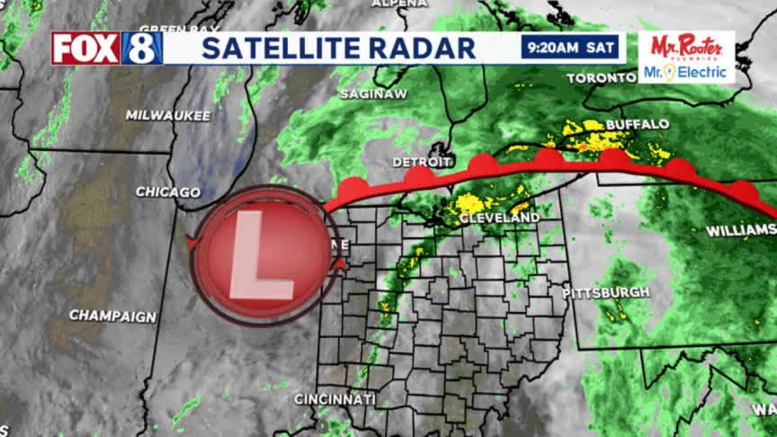 Round of rain, storms through Memorial Day weekend