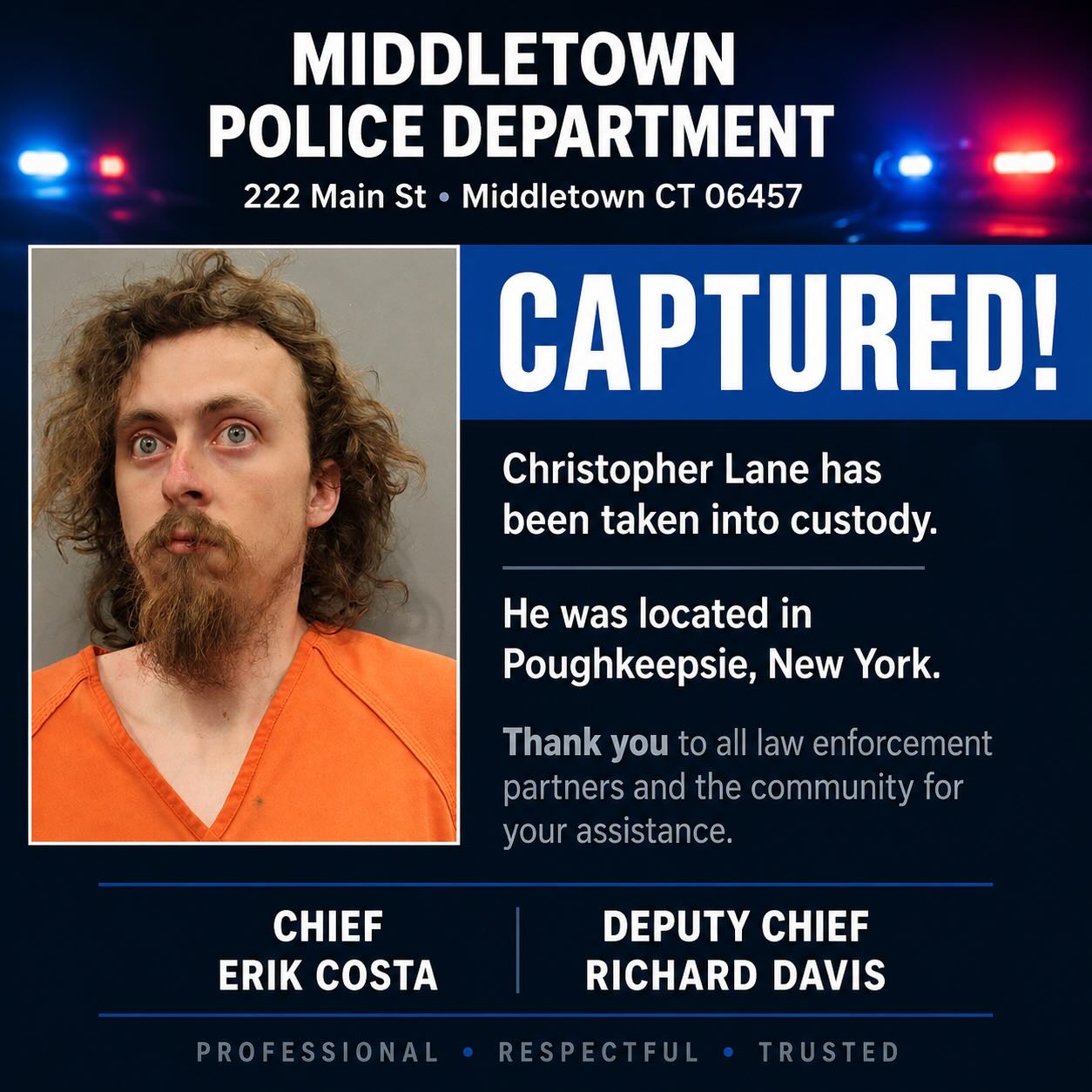 Man wanted in connection to Middletown shooting taken into custody in ...