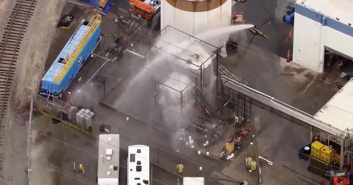 40,000 people under evacuation orders for a chemical tank leak in ...