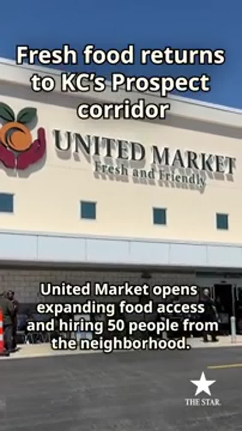 New United Market grocery store opens in Kansas City's urban core ...