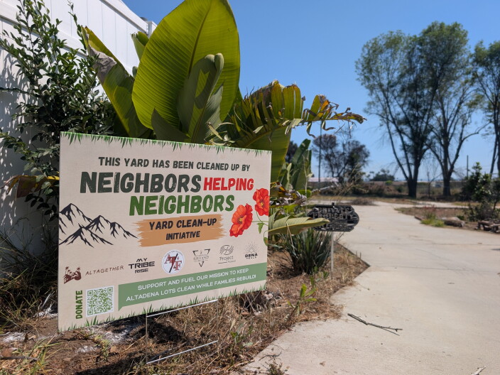Altadena volunteers clear Eaton Fire lots before fire season — they ...