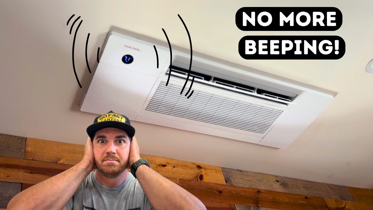 How to stop your MrCool ceiling cassette from beeping!