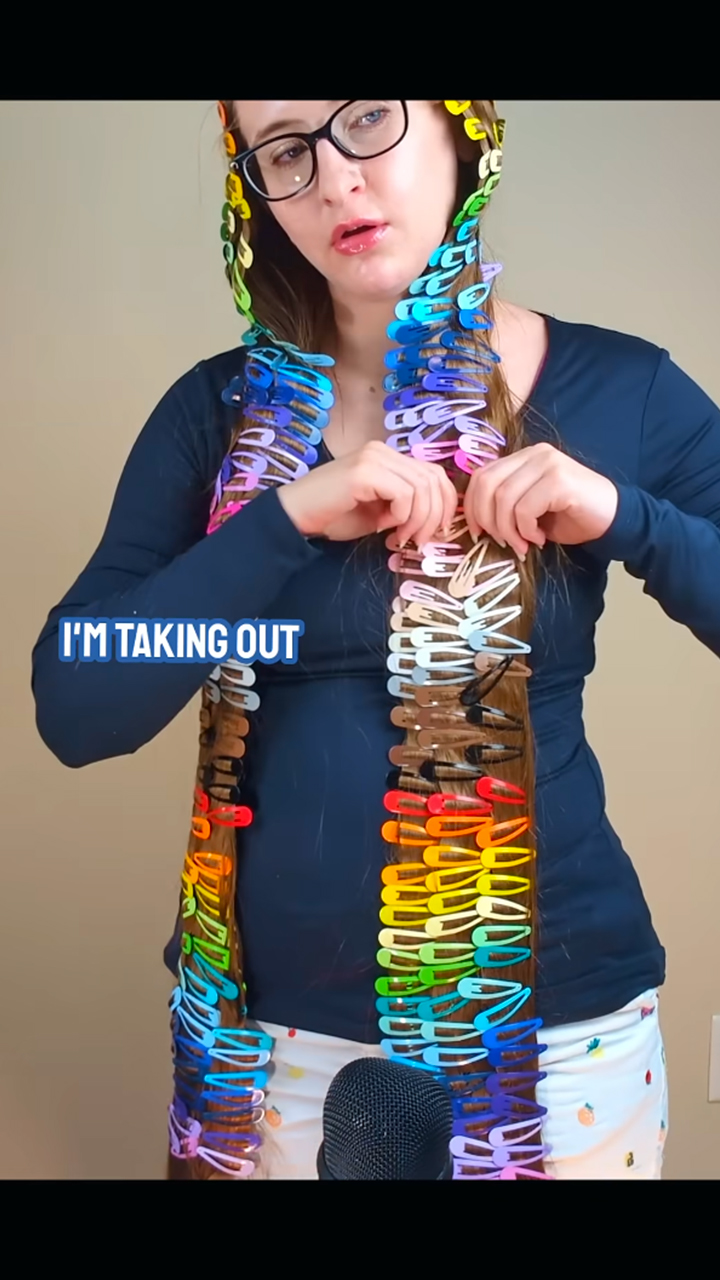 Fun fact of writing every caption by hand for my hair content