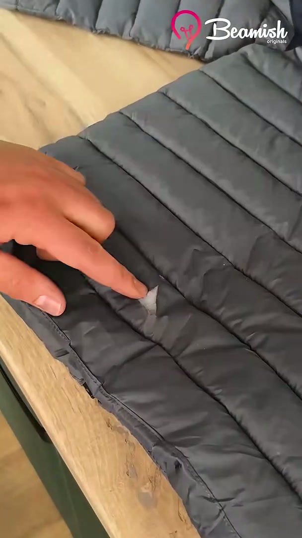 Easiest way to fix a torn jacket #simple #jacket #torn #fixing