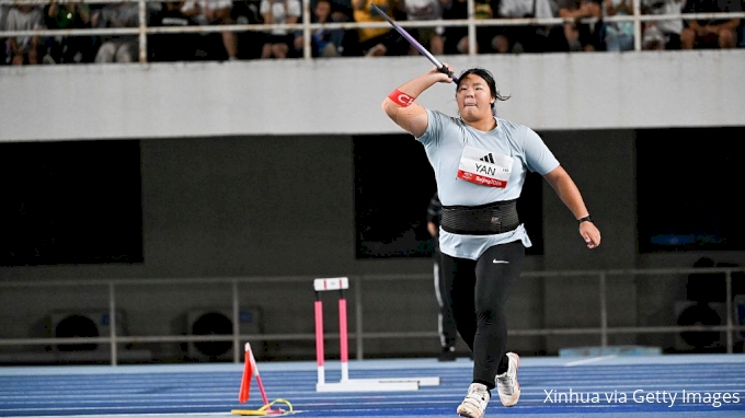 Ziyi Yan stuns with world-leading, Diamond League record javelin throw