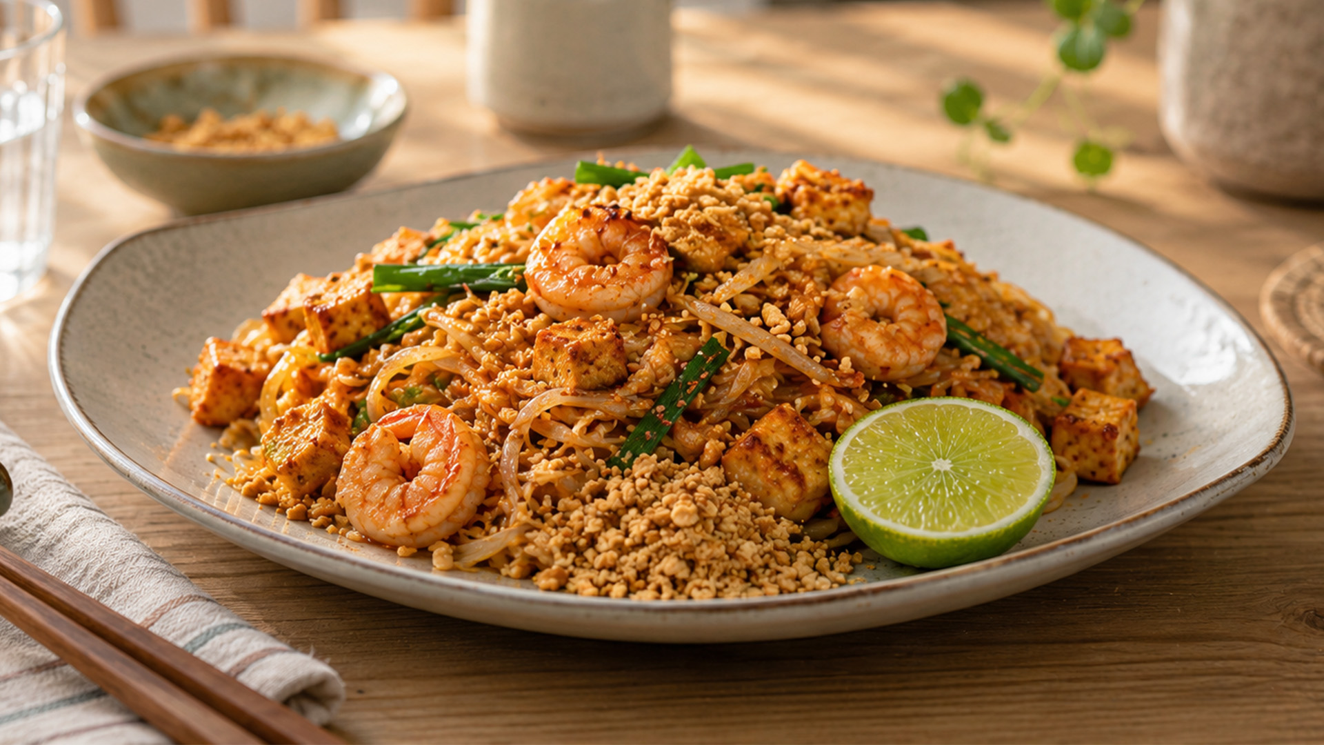 How to make pad thai noodles at home