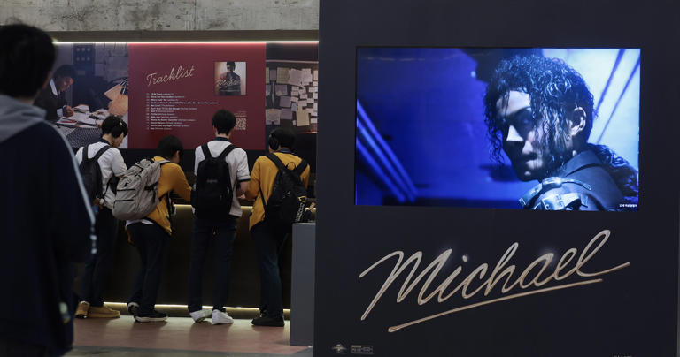 Michael Jackson's biopic fuels UK chart resurgence