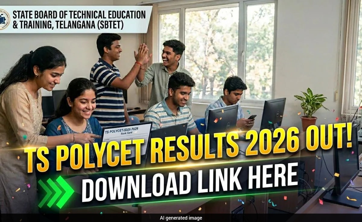Telangana Polytechnic Entrance Test result 2026 out; download link here
