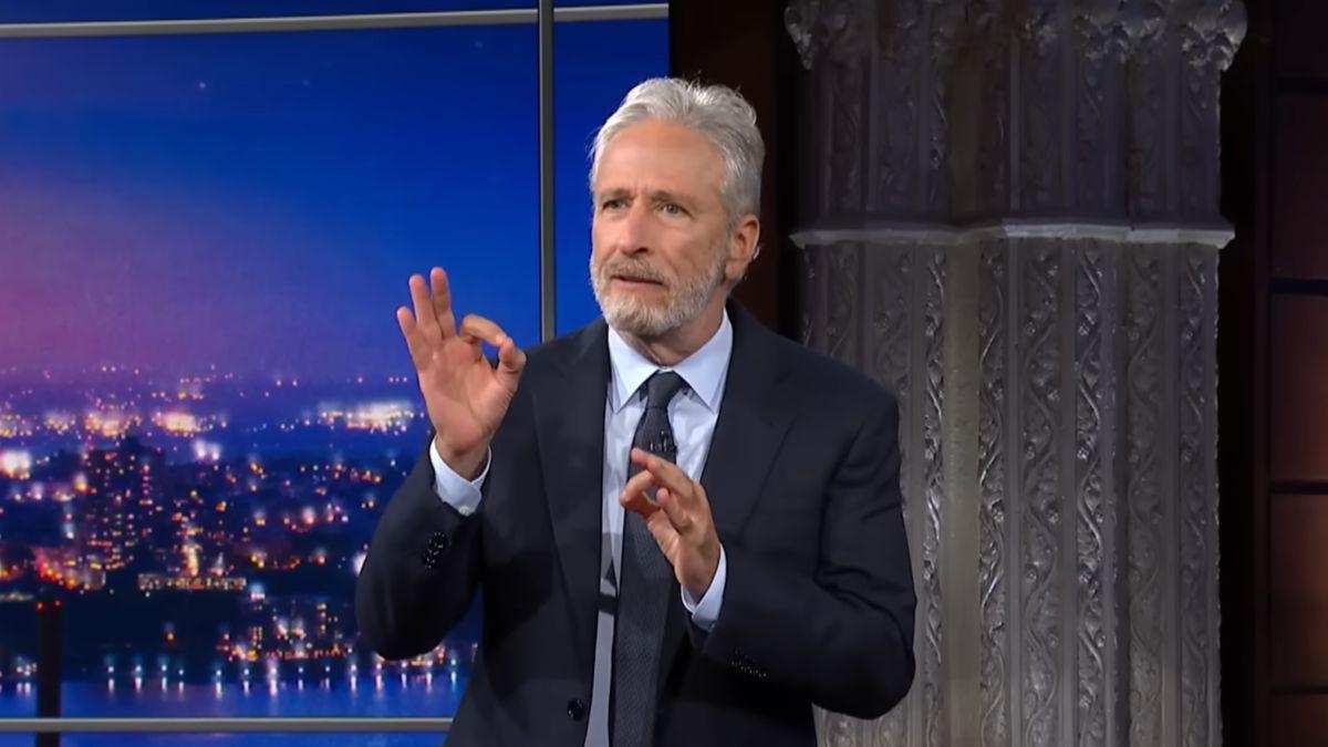Jon Stewart predicts 'Joyful Noise' endgame for Donald Trump in viral ...