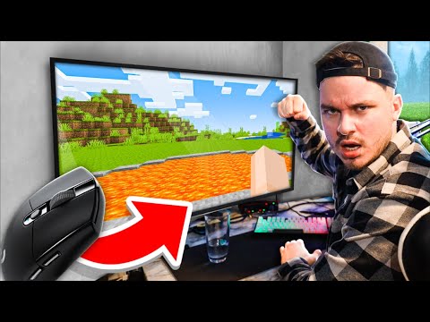 I used a wireless mouse to fool my friend in Minecraft