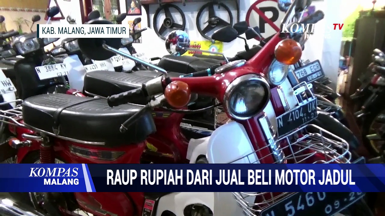 Raup cuan dari jual beli motor jadul