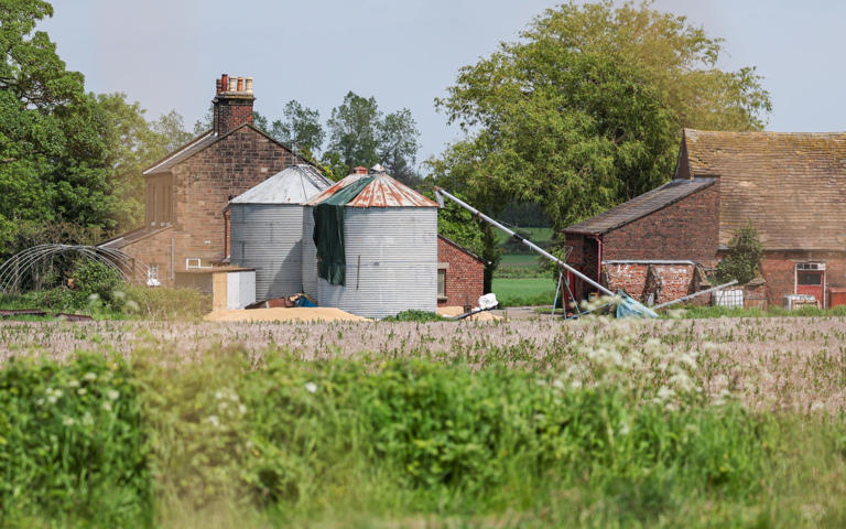 Farmer dies after becoming trapped inside grain silo