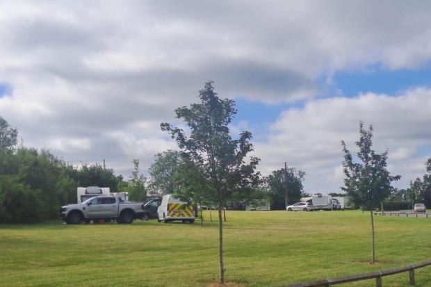 Travellers reveal when they intend to leave by after setting up camp on ...