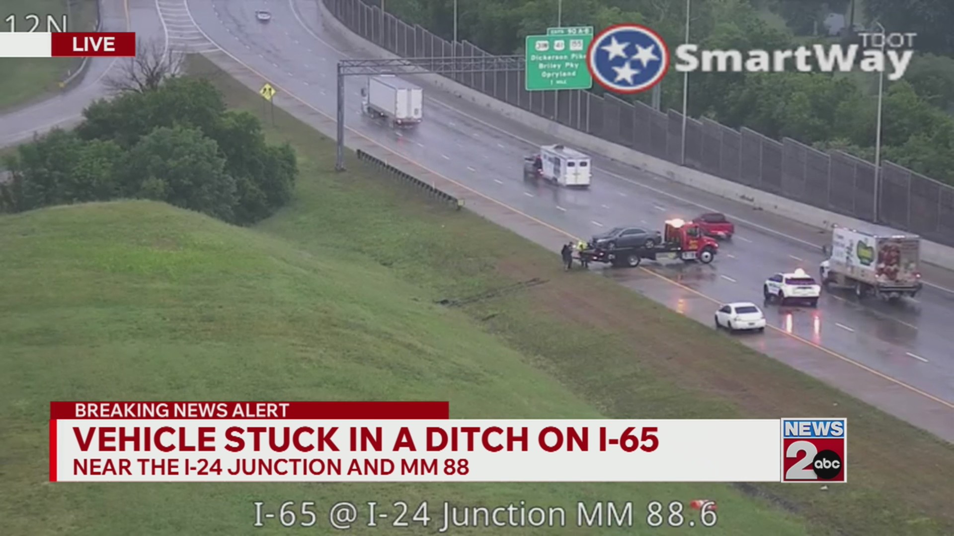 Tracking road incidents in Nashville