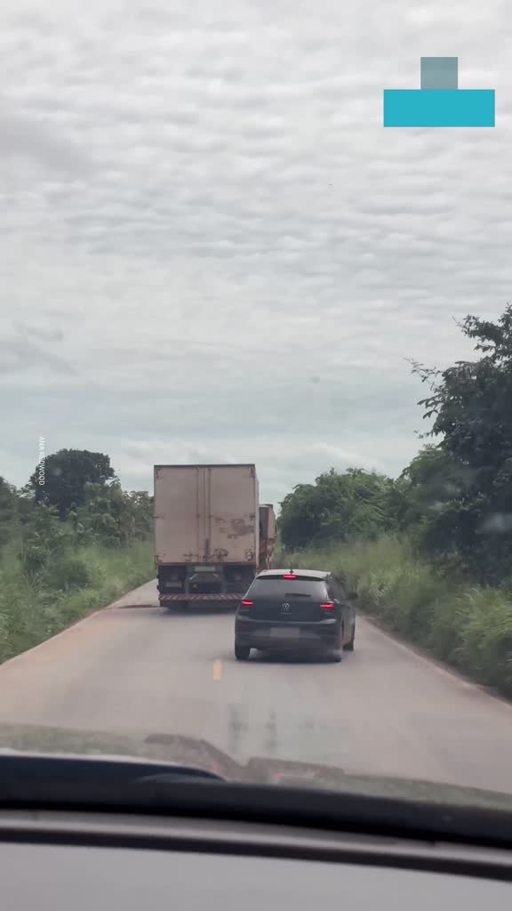 American driver left shocked by chaotic overtaking on Brazilian roads
